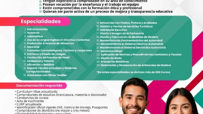 Icatech abre convocatoria para formar parte de sus instructores ...